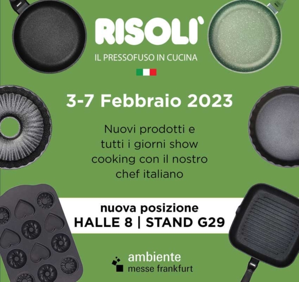 New Risolì products at the Ambiente 2023 trade fair in Frankfurt ...
